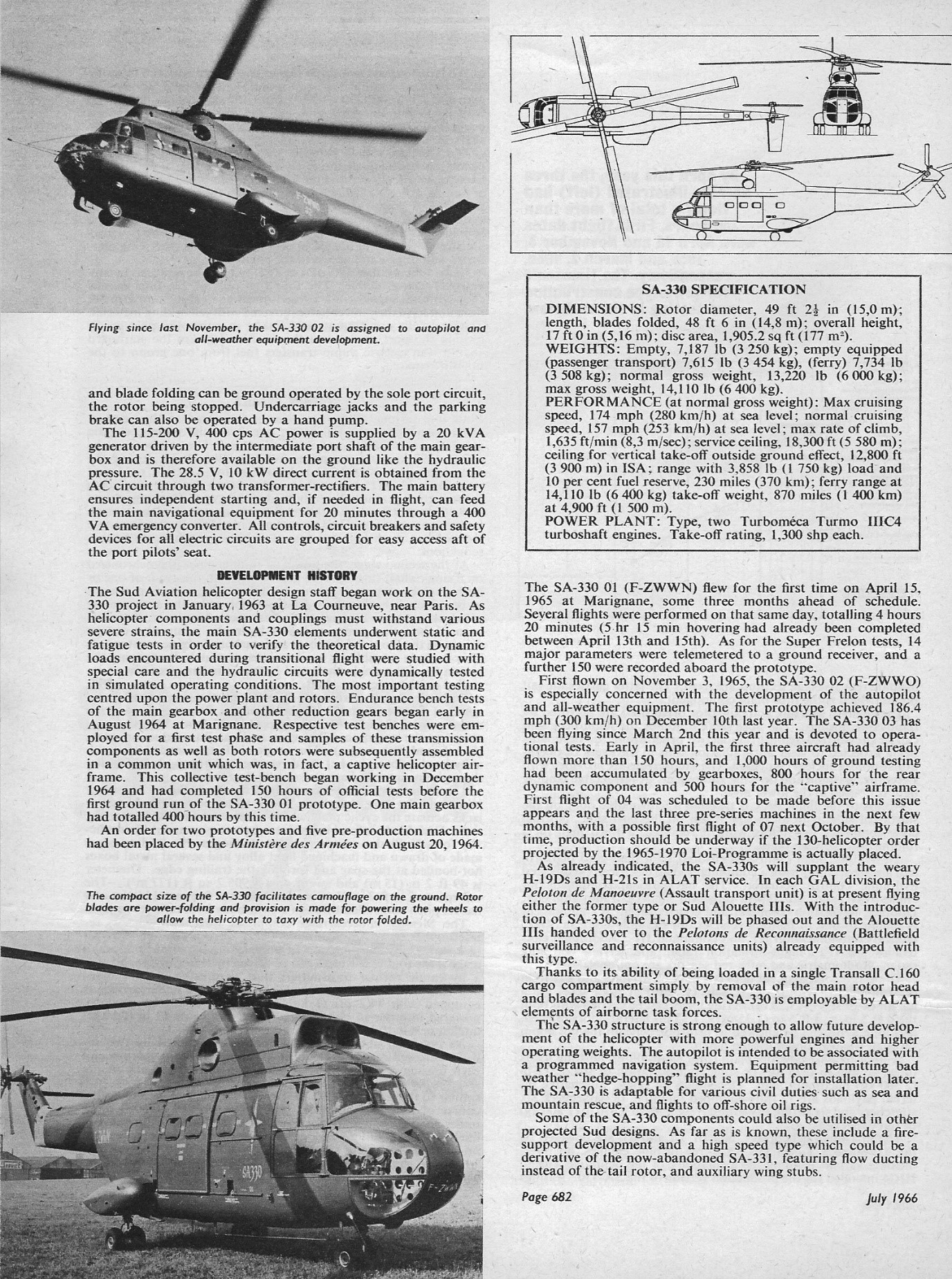Aerospatiale SA330 Puma Article – All Aero