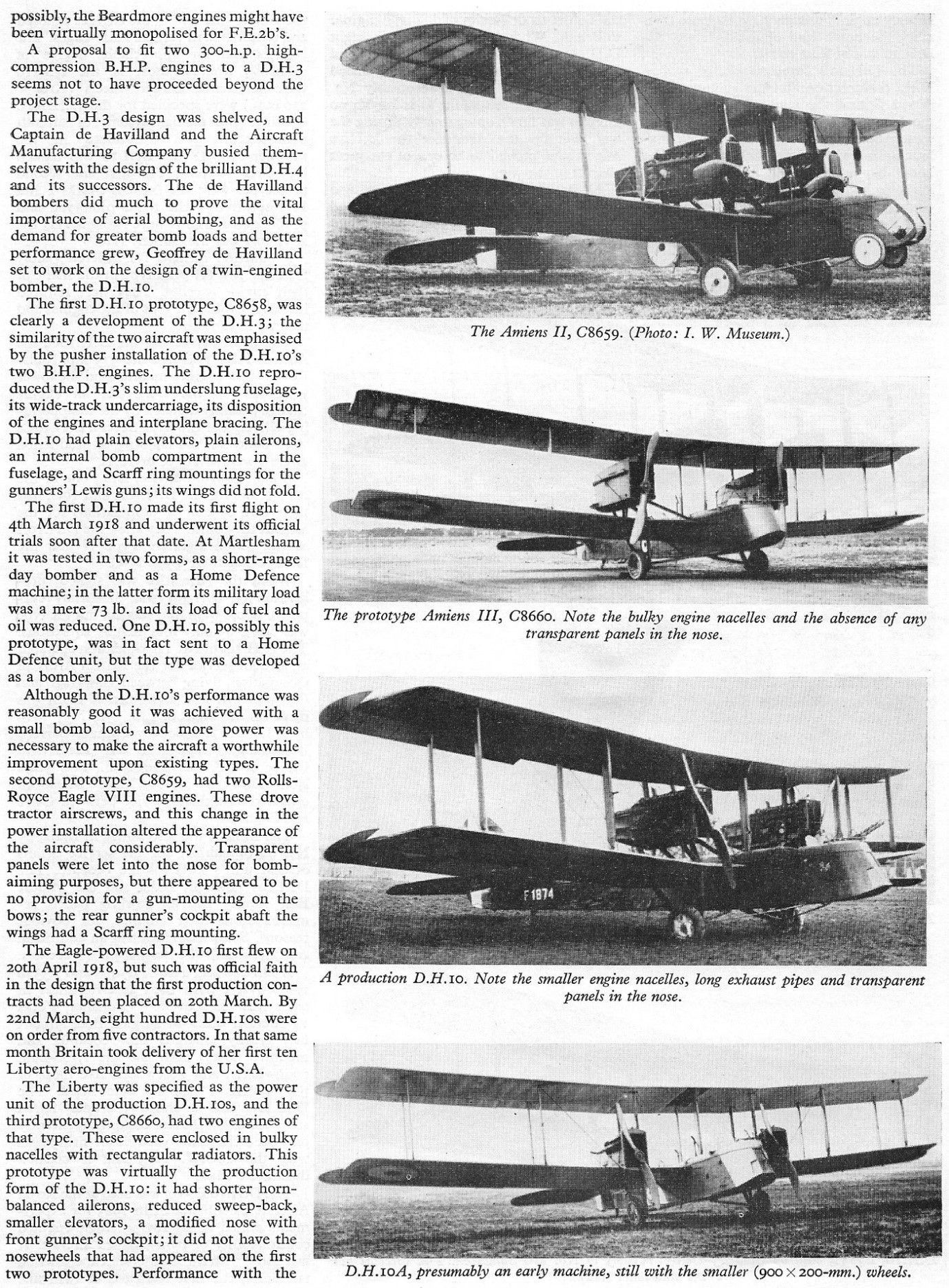 Airco DH 10 Amiens Article – All Aero