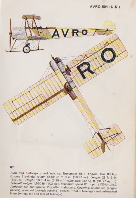 Avro 504 Gallery – All Aero