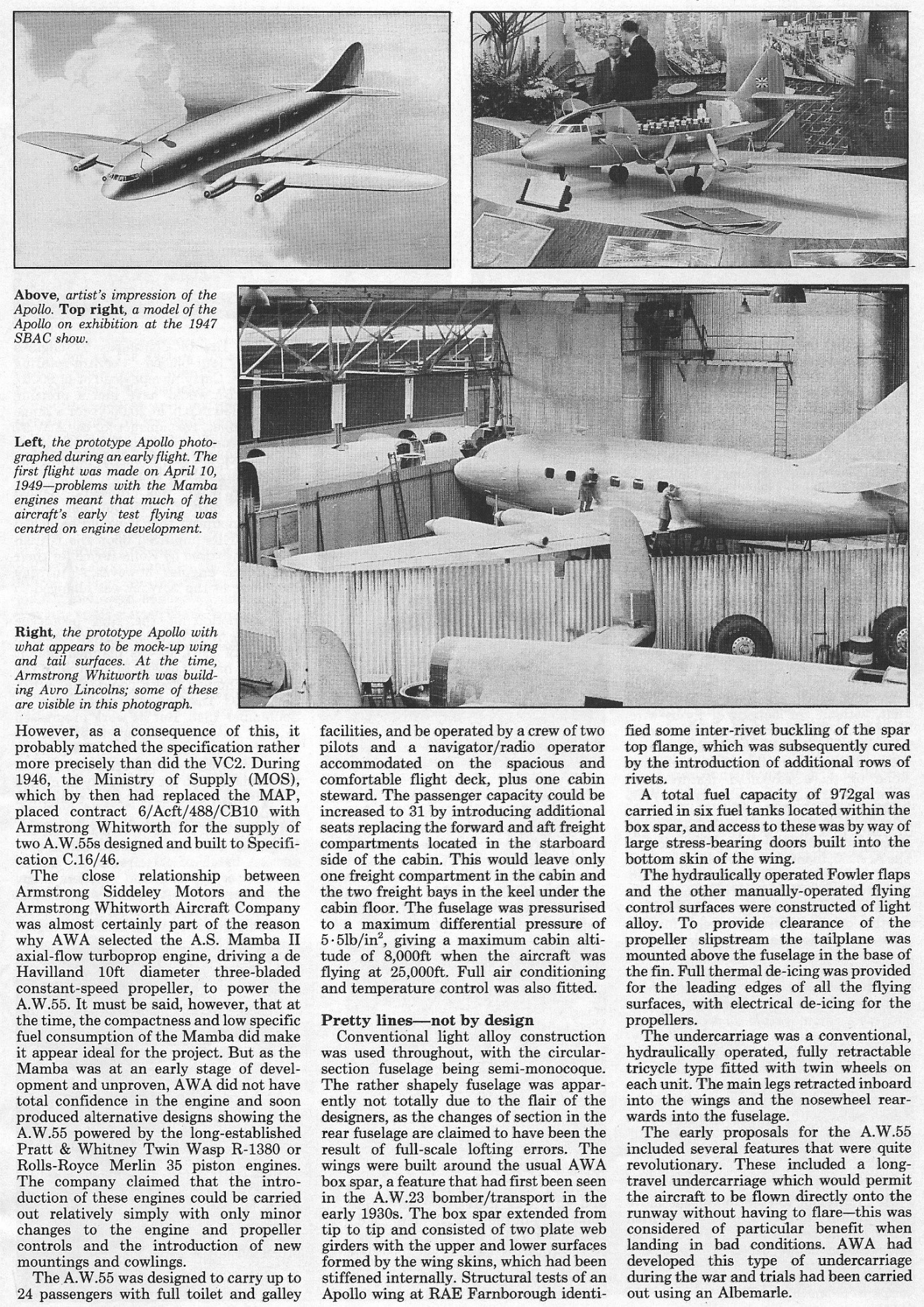 Armstrong Whitworth AW.55 Apollo Article – All Aero