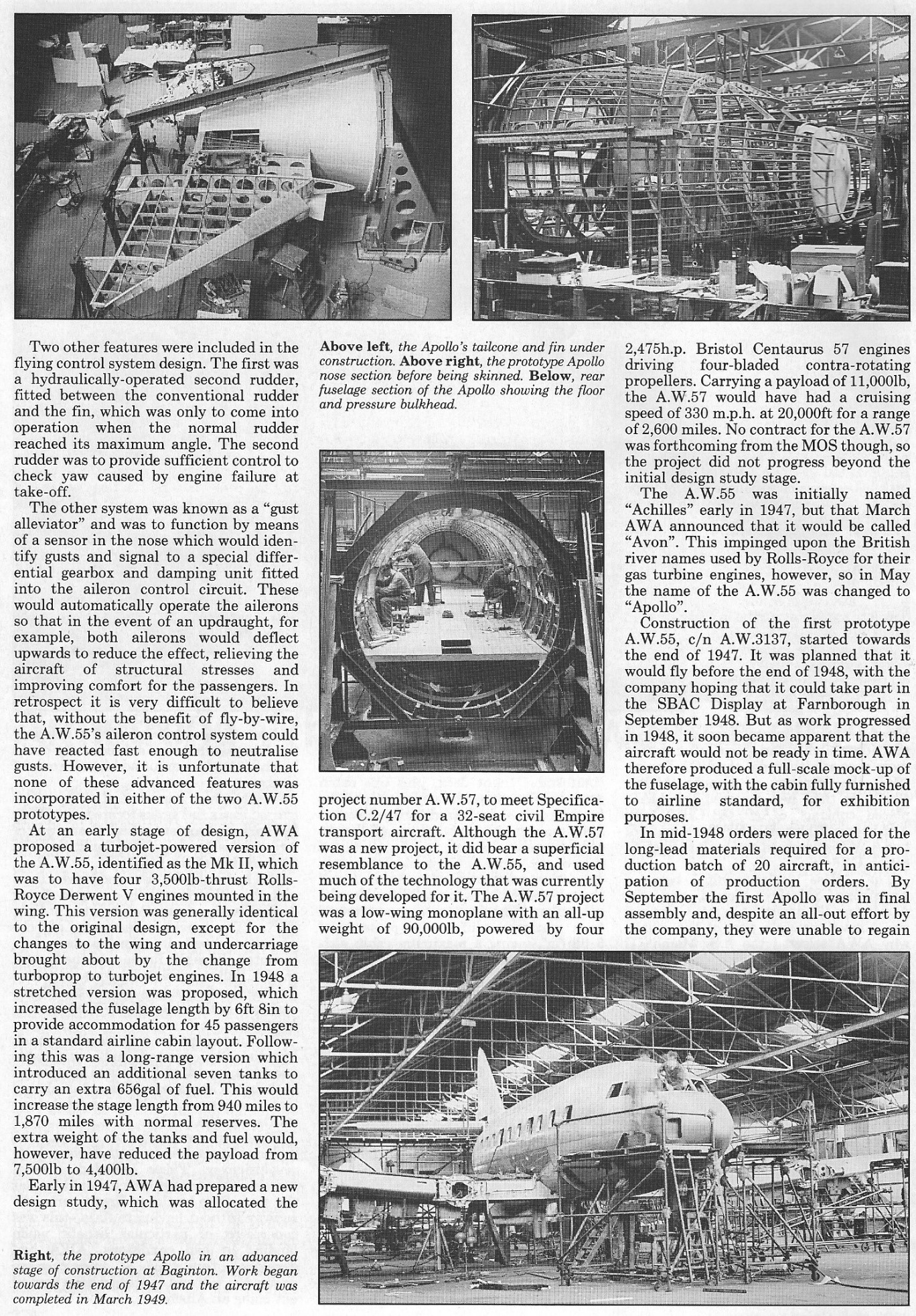 Armstrong Whitworth AW.55 Apollo Article – All Aero