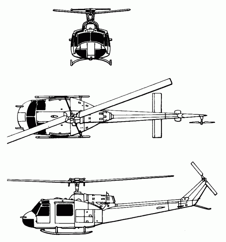 Bell 204 / 205 / 211 / UH-1 Iroquois / HU-1 / RH-2 Iroquois – All Aero