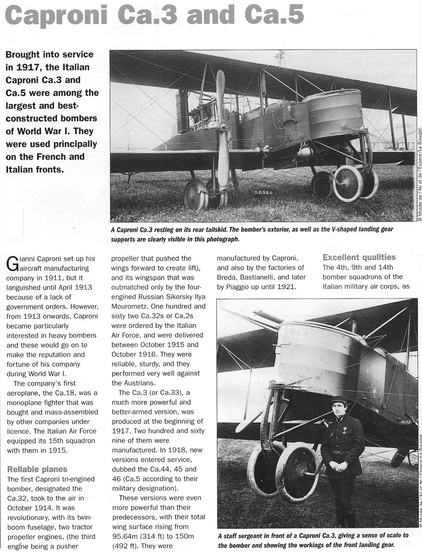 Caproni Ca.3 Article – All Aero