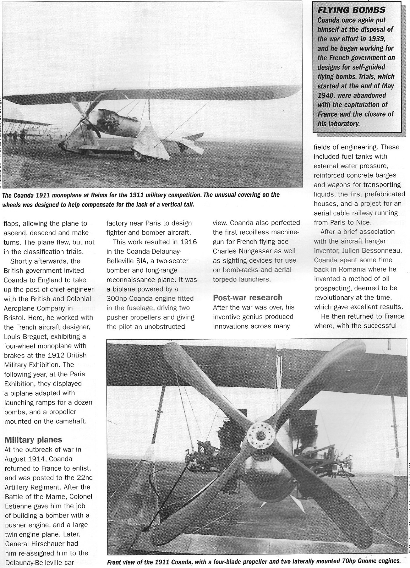 Henri Coanda Article – All Aero