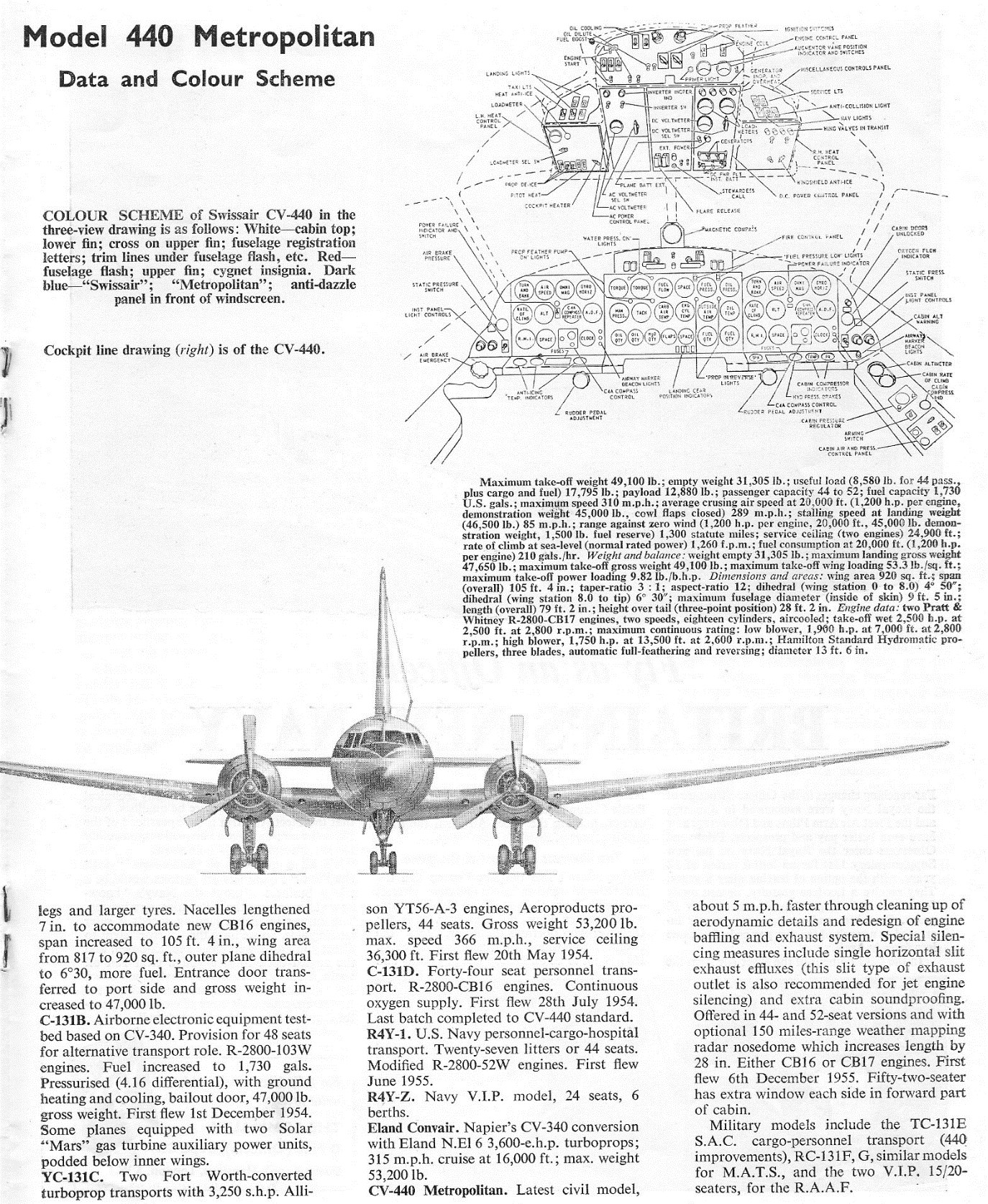Convair CV-440 Metropolitan Article – All Aero