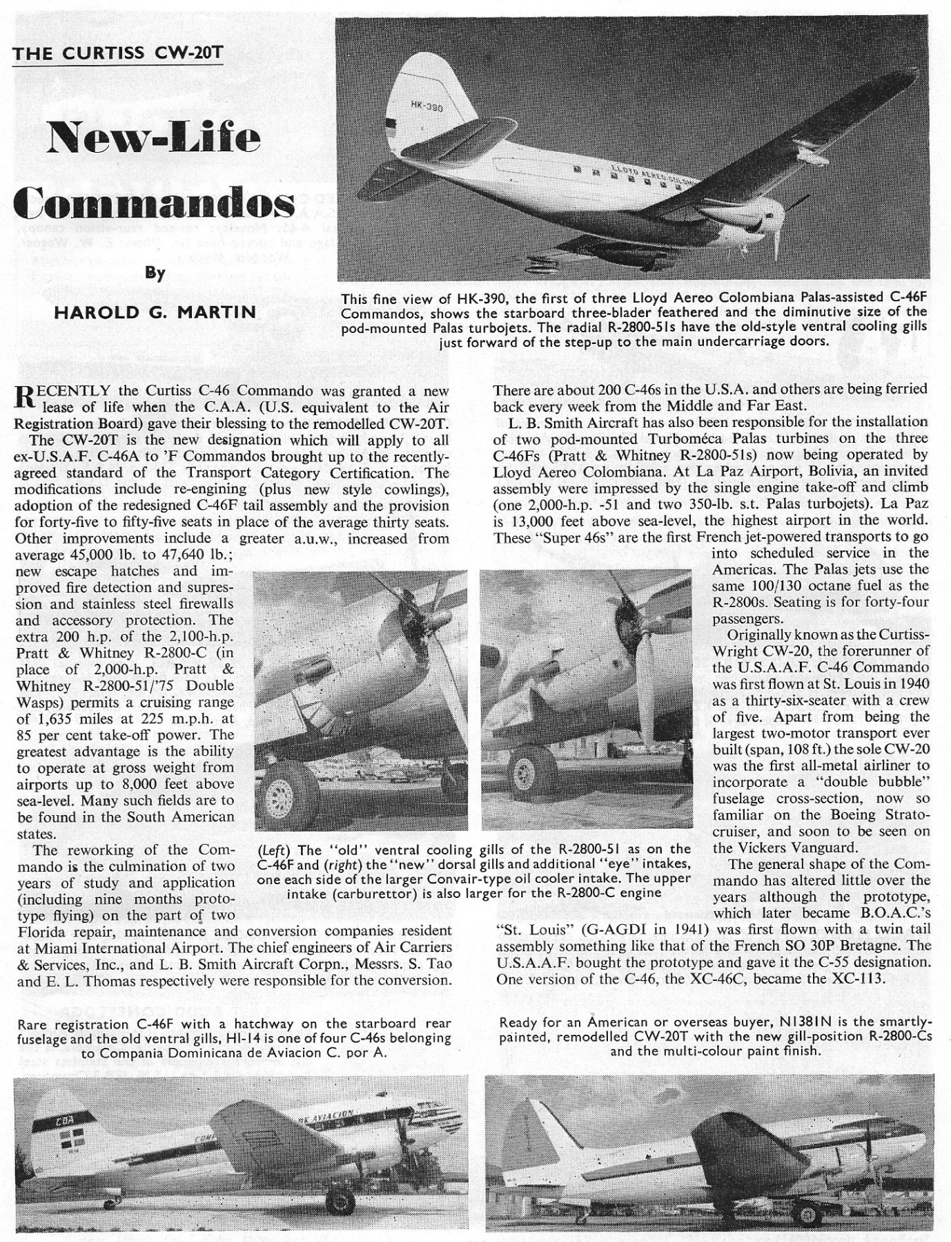 Curtiss-Wright CW-20T Article – All Aero