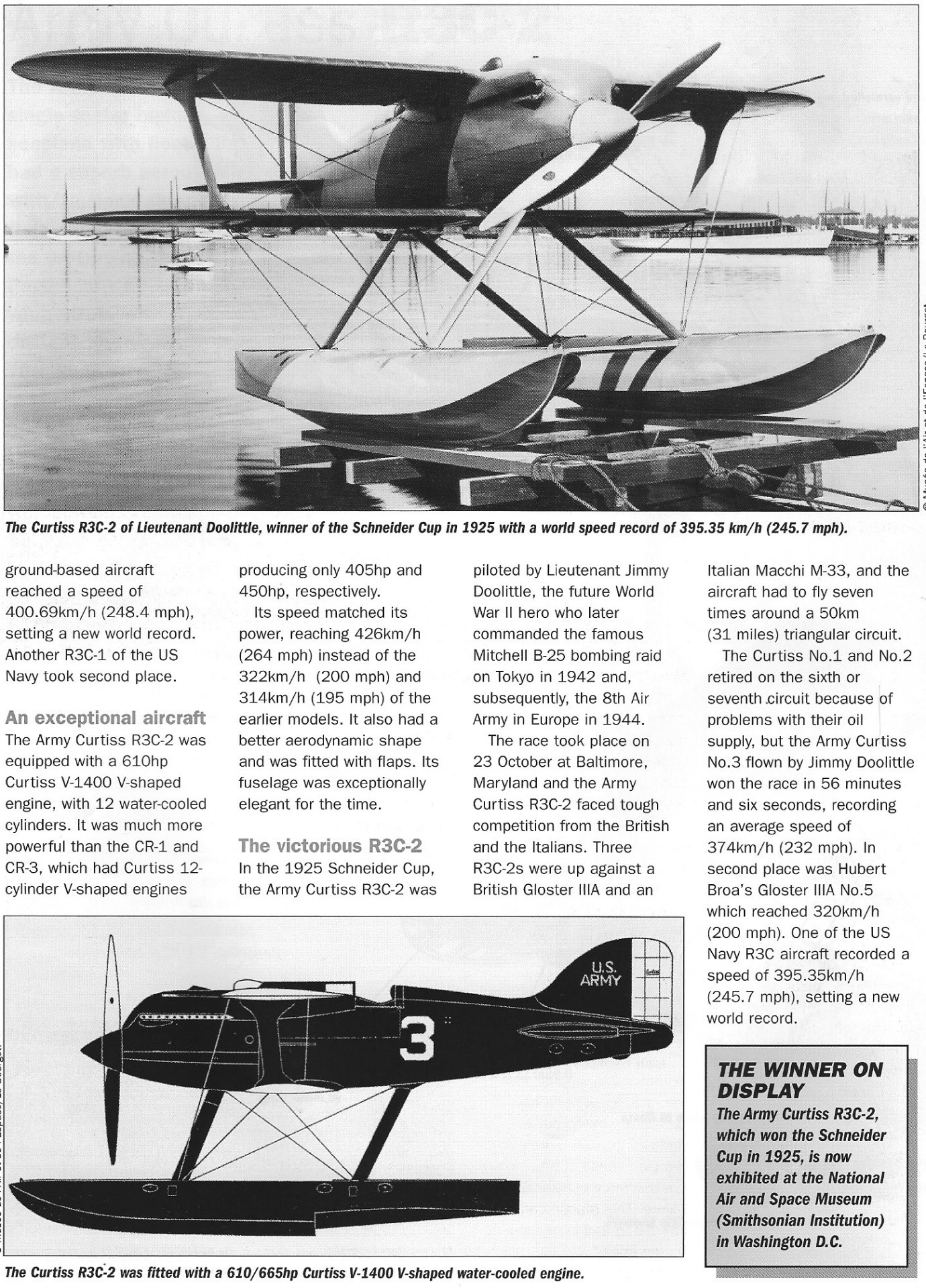Curtiss R3C-2 Article – All Aero