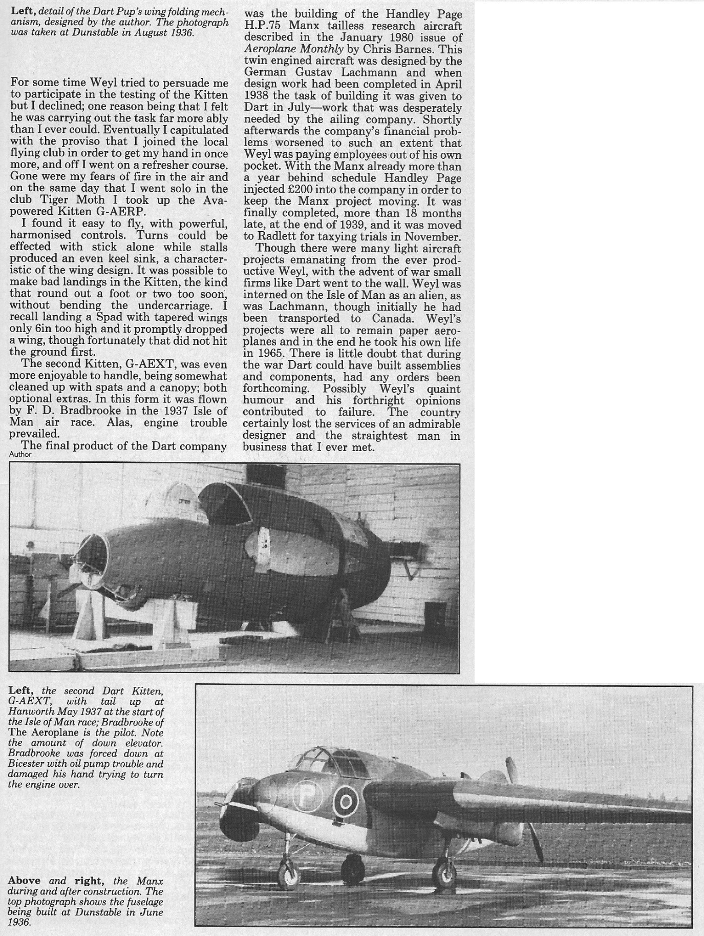 Dart Aircraft Article – All Aero