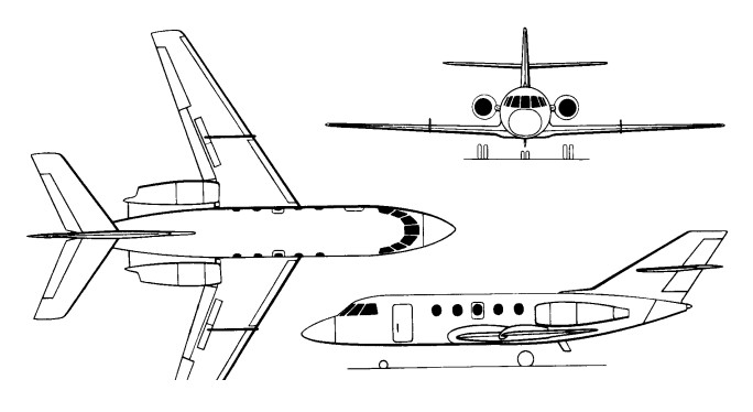 Dassault Falcon 20 / Falcon 200 / Mystêre 20 / Fan Jet / HU-25 – All Aero