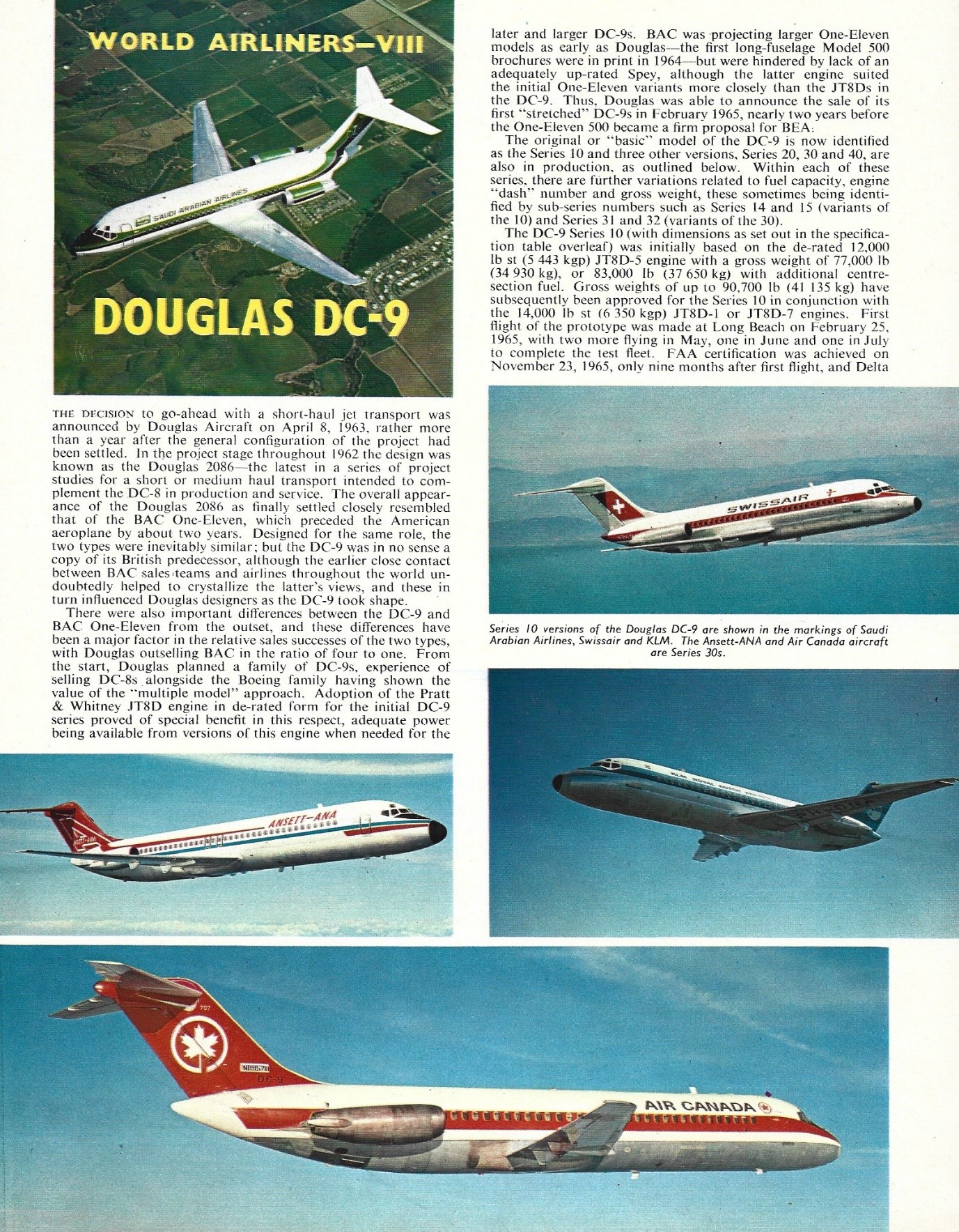 Douglas DC-9 Article – All Aero