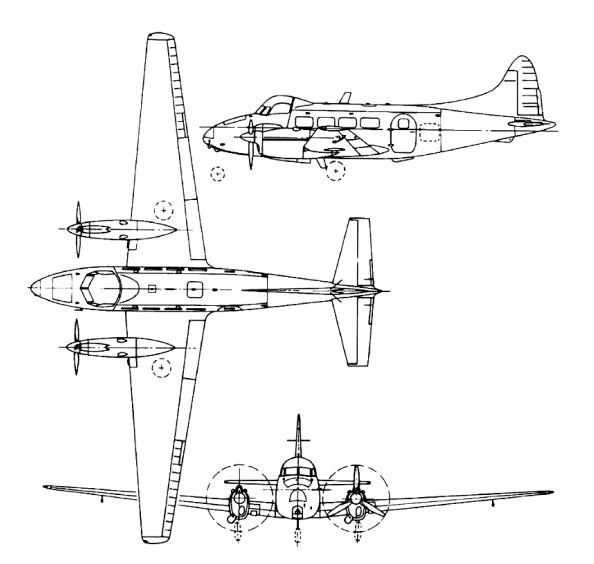 de Havilland DH 104 Dove / Devon – All Aero