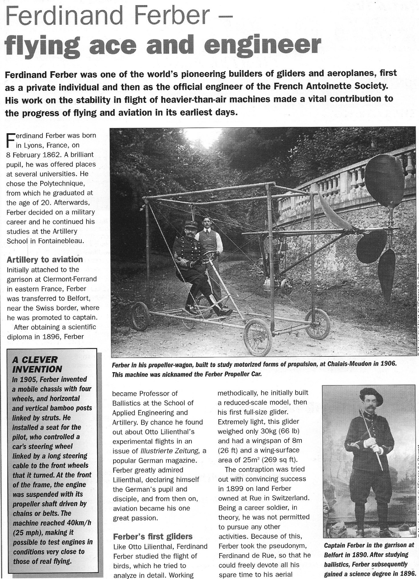 Ferdinand Ferber Article – All Aero