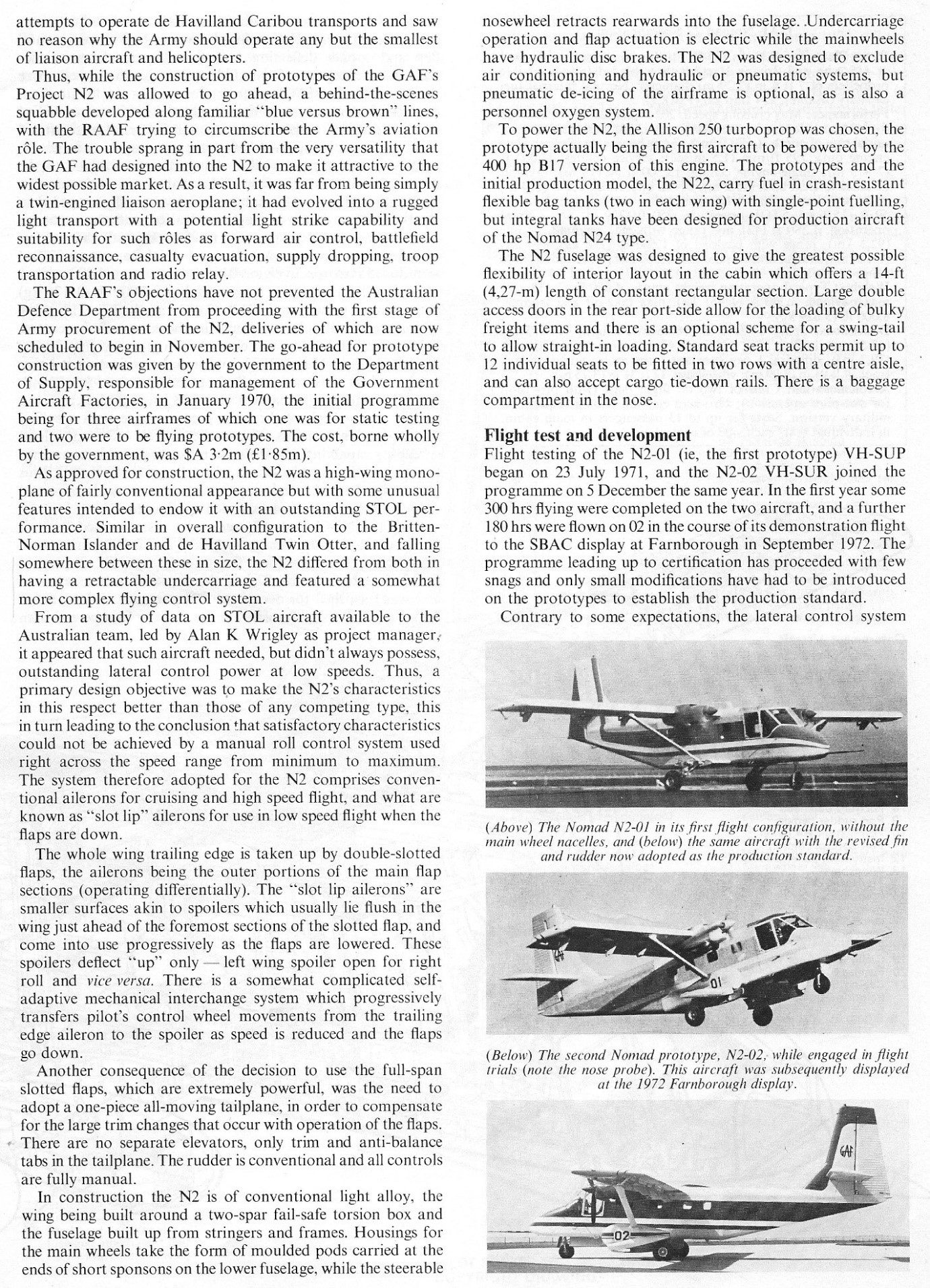GAF Nomad N22 Article – All Aero