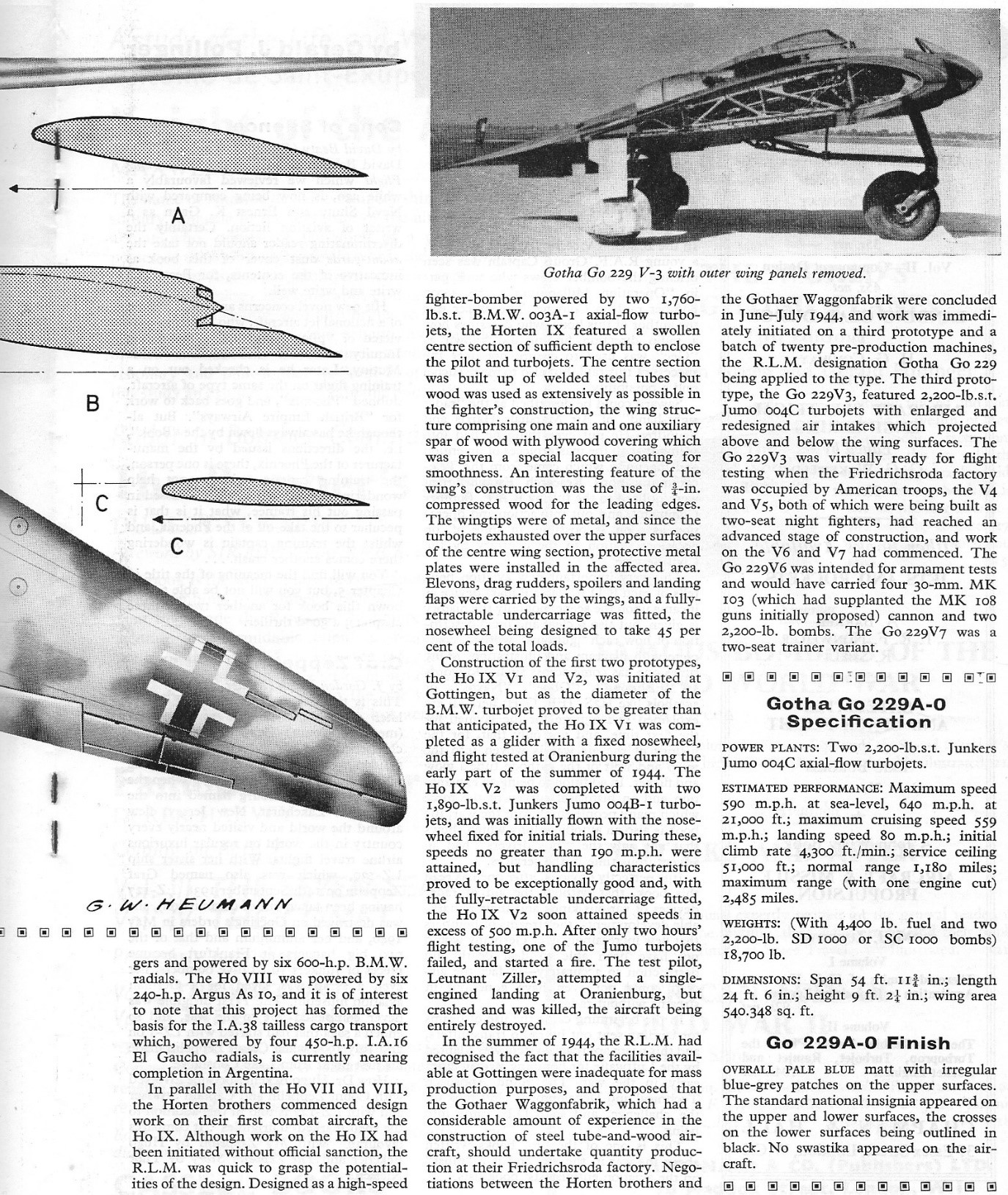 Horton IX V1 Article – All Aero
