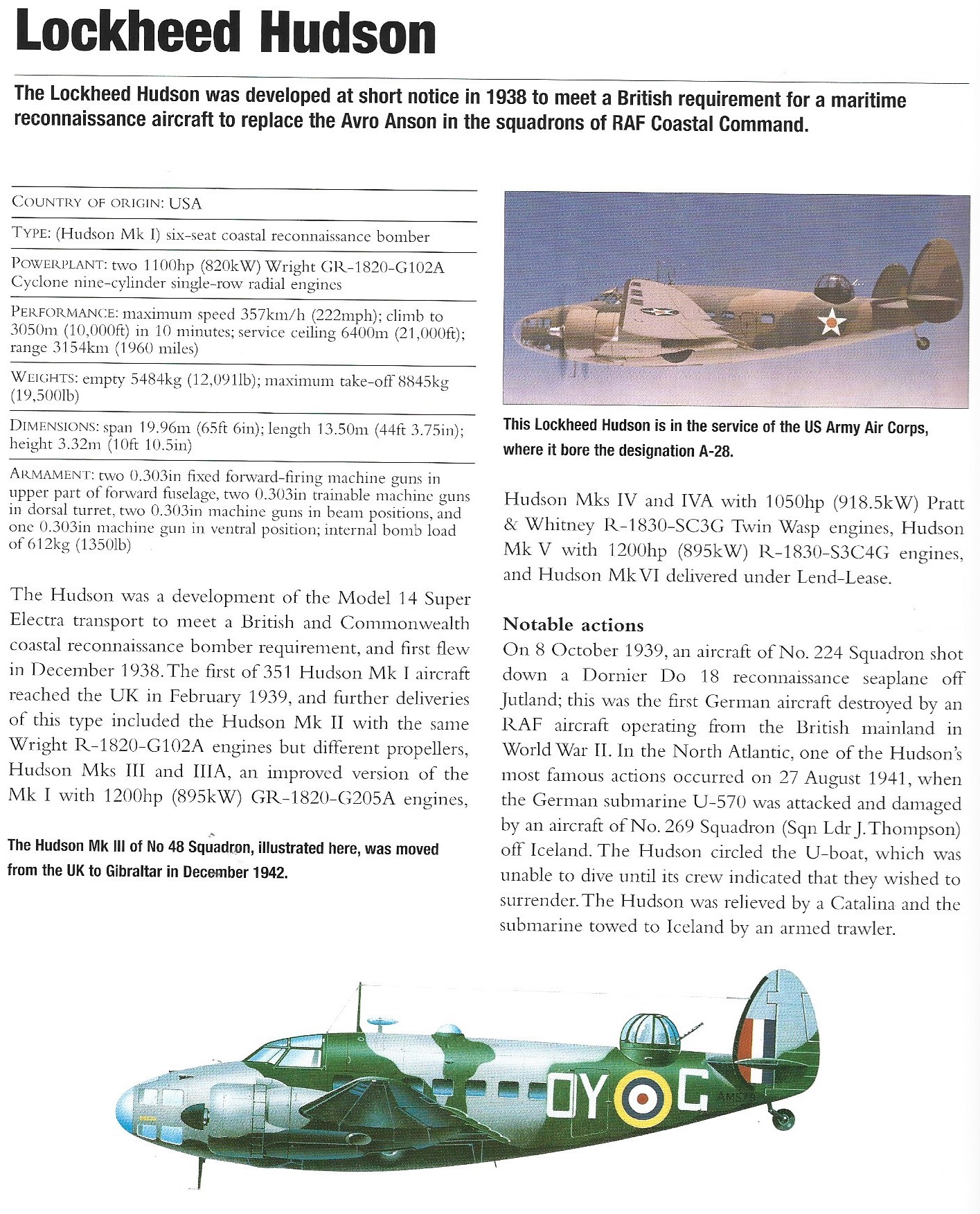 Lockheed Hudson Article – All Aero