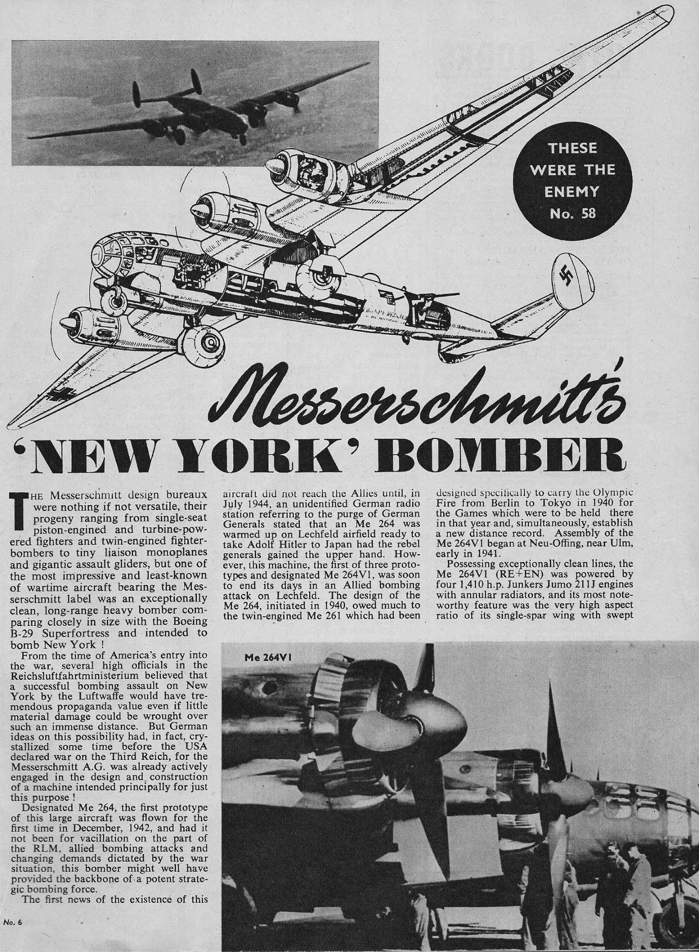 Messerschmitt Me-264 Article – All Aero