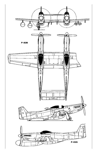 North American F-82 Twin Mustang – All Aero