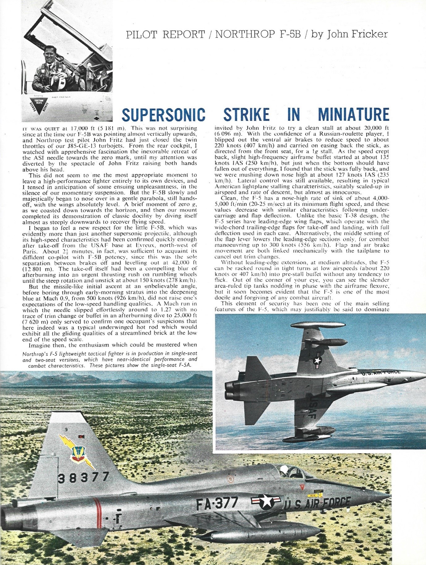 Northrop F-5 Article – All Aero