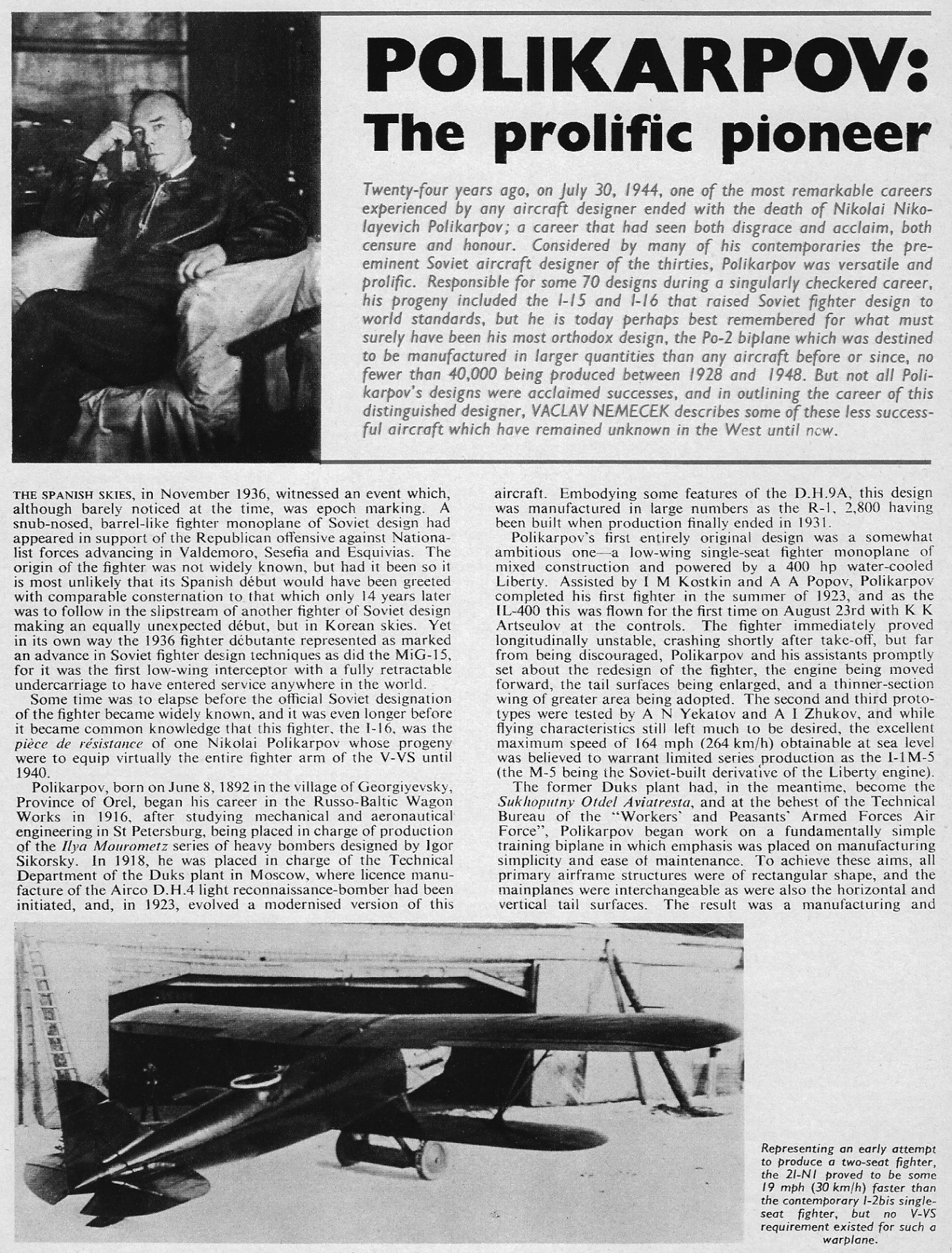 Polikarpov Article – All Aero