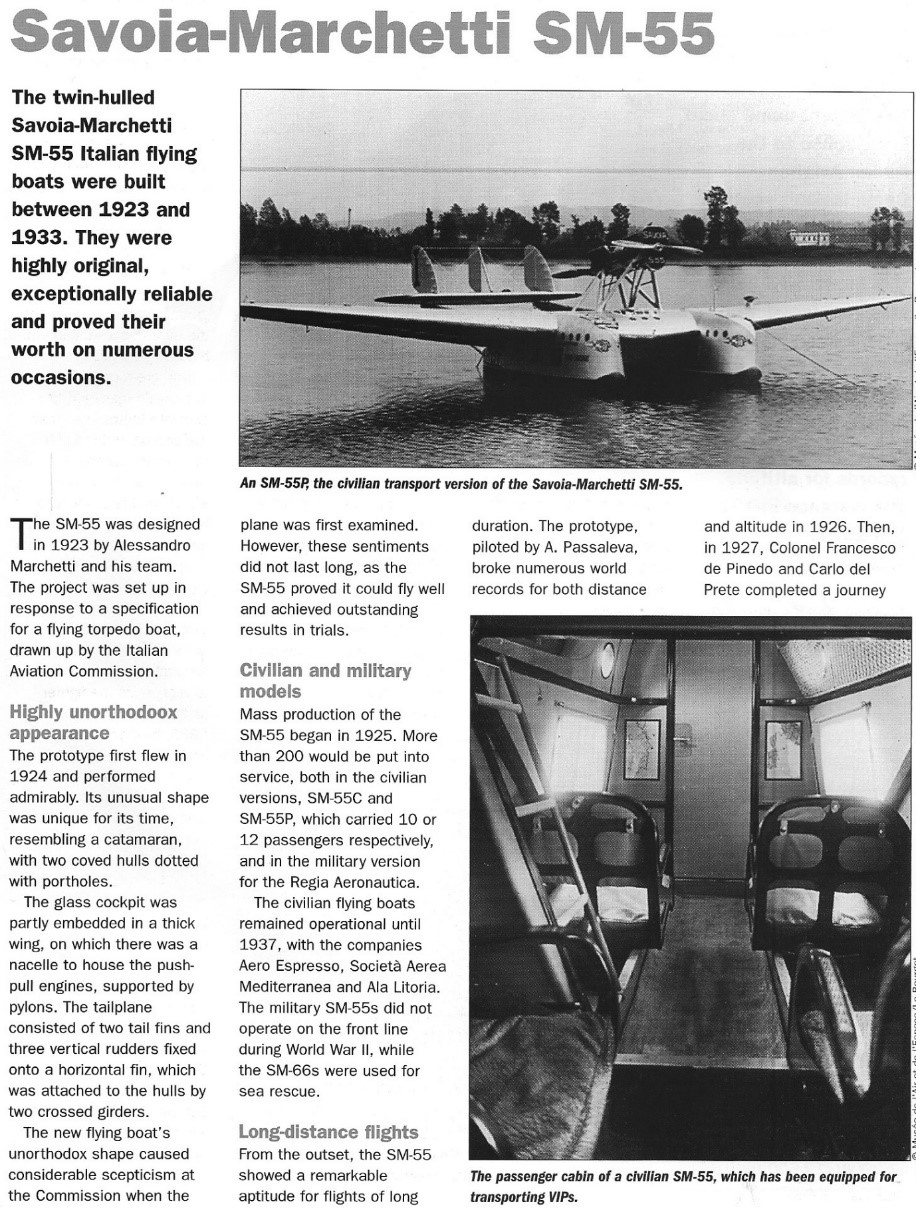 Savoia-Marchetti SM.55 Article – All Aero