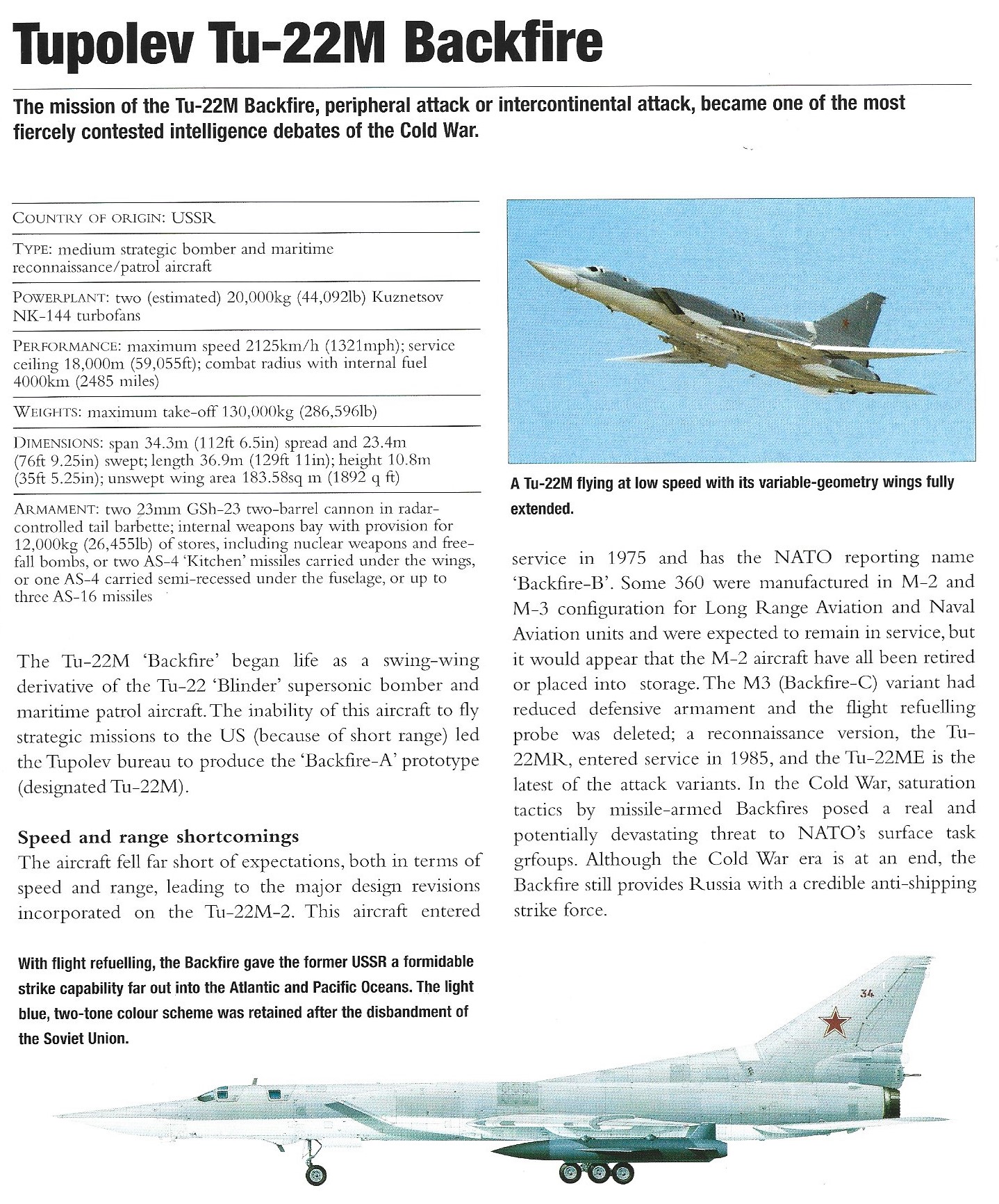Tupolev Tu-22 Article – All Aero