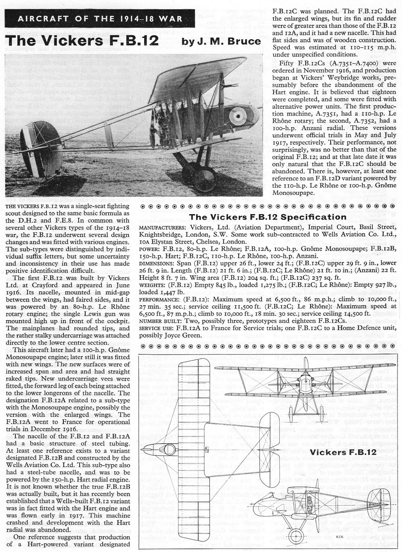 Vickers FB.12 Article – All Aero