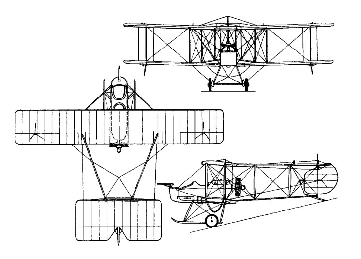 Vickers EFB-5 / FB.5 Gunbus / Vintage Aircraft & Flying Assoc. FB.5 ...