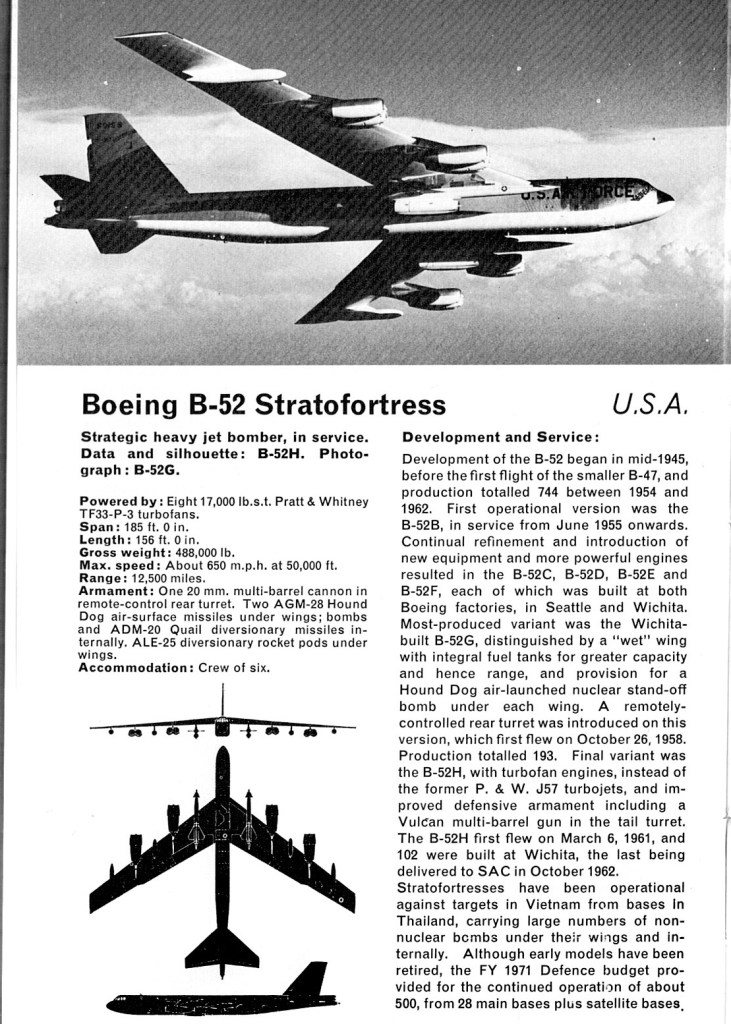 Boeing B-52 Stratofortress Article – All Aero