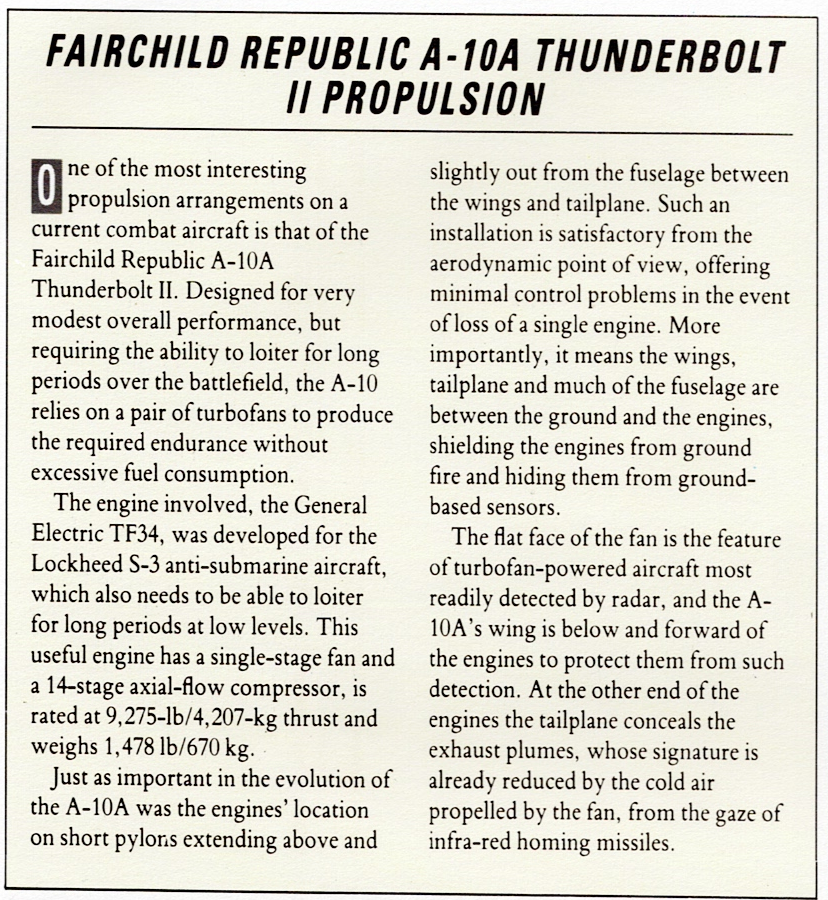 General Electric TF34 / Fairchild A-10 Thunderbolt Article – All Aero