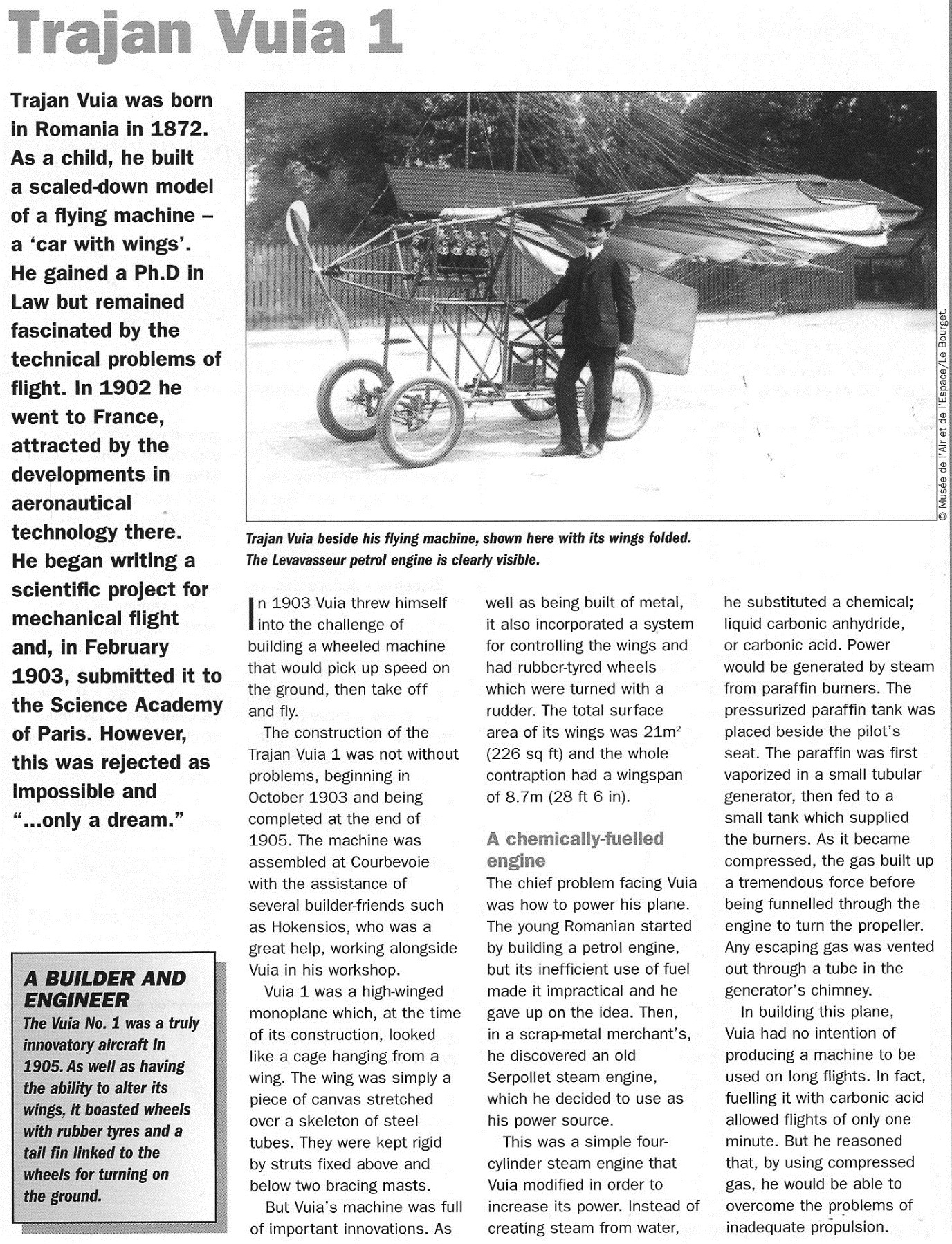 Vuia No.1 Monoplane Article – All Aero