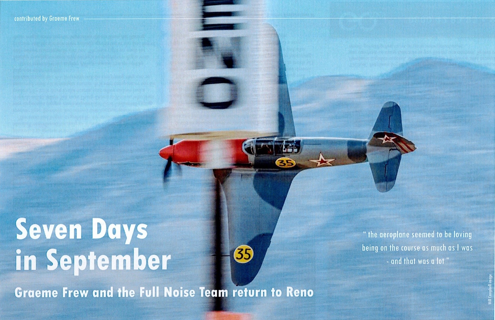 Yak-3 Reno Racing Article – All Aero