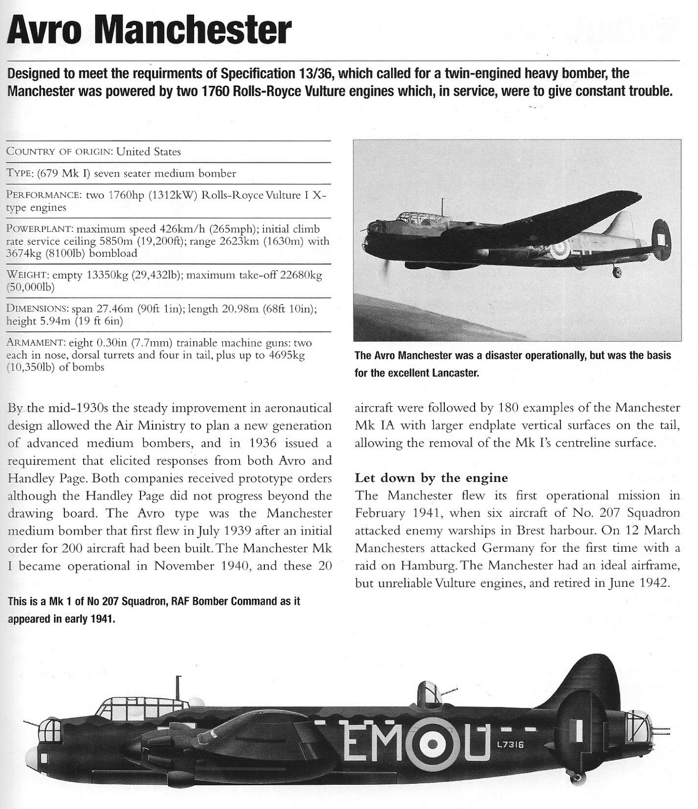 Avro Manchester Article – All Aero