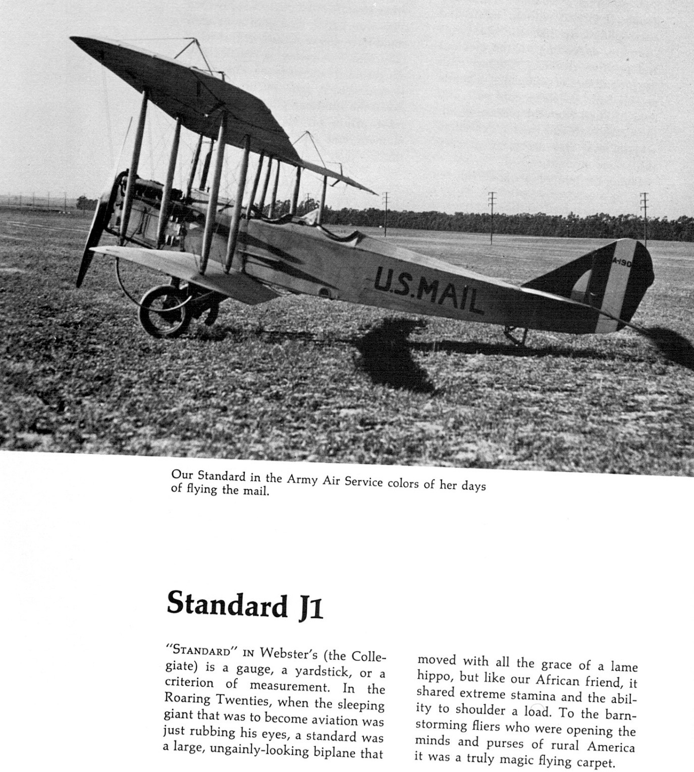Flying the Standard J-1 – All Aero