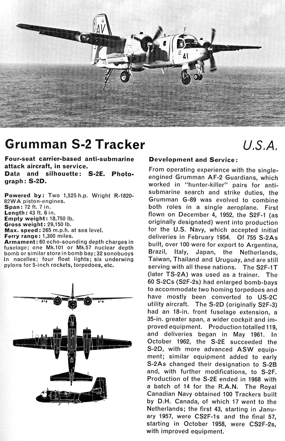 Grumman S-2 Tracker Article – All Aero
