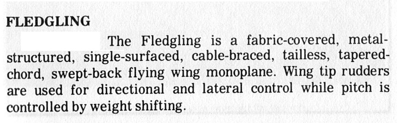 Manta Fledgling Article – All Aero
