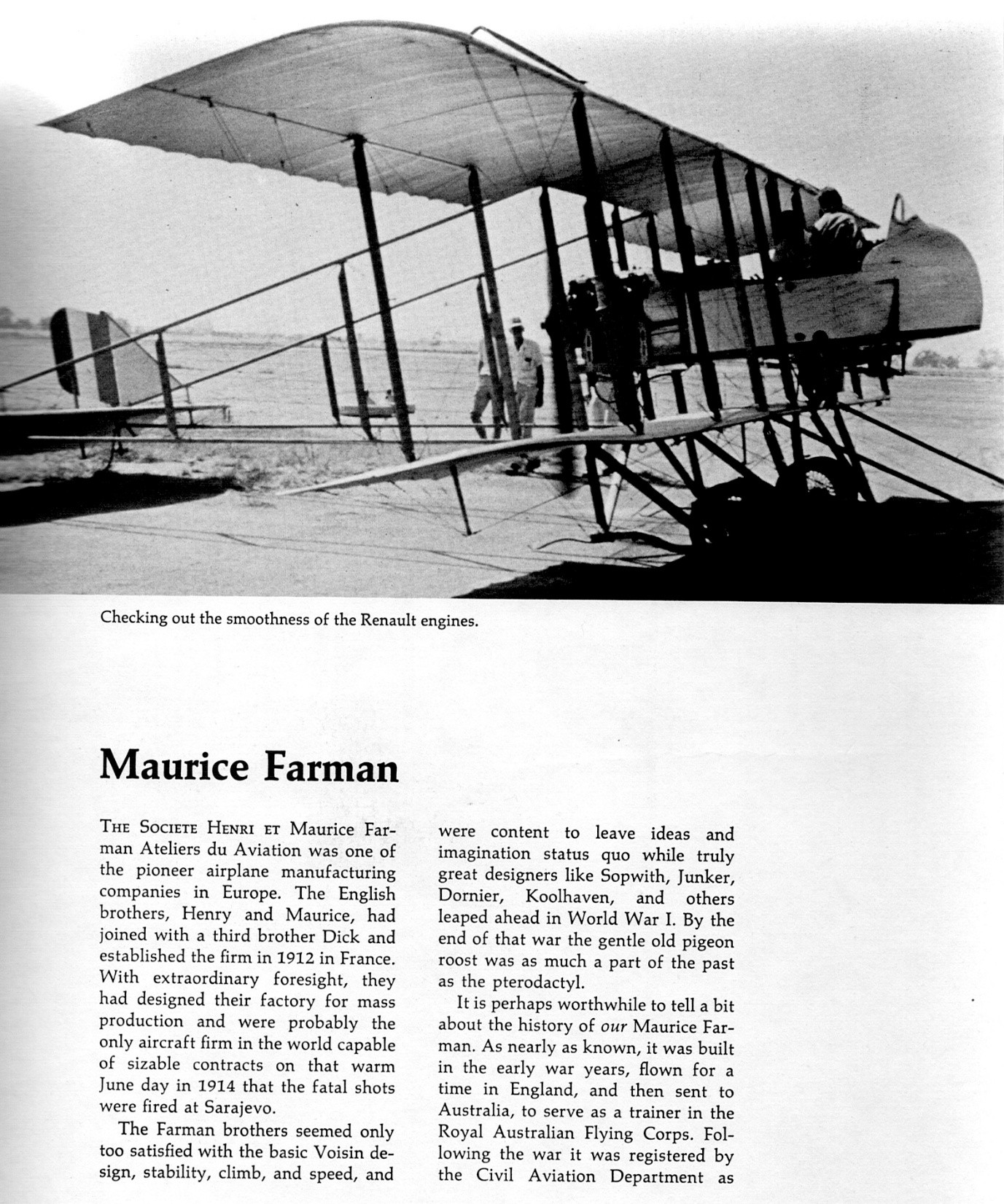 Flying the Farman MF.11 Shorthorn – Frank Tallmantz – All Aero