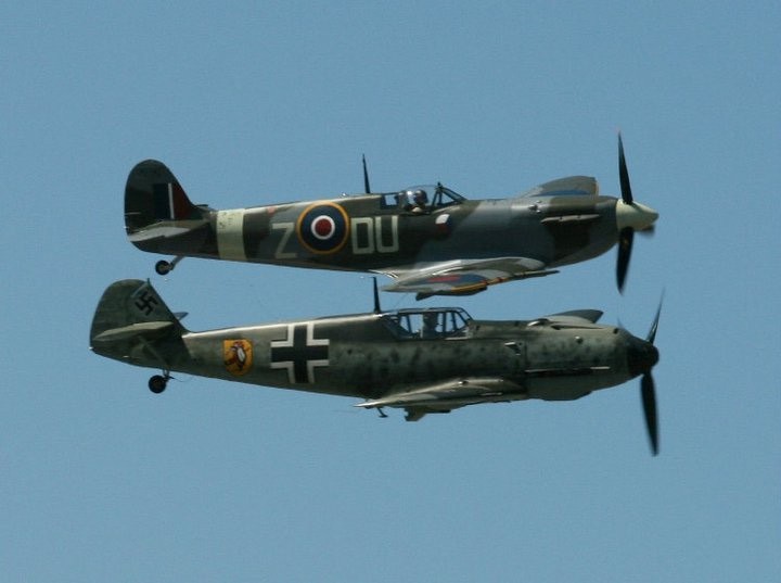 Spitfire versus Messerschmitt Bf 109 – All Aero
