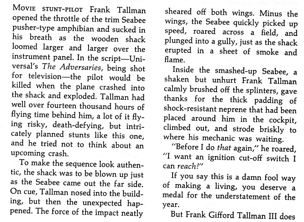 Frank Tallman Article – All Aero