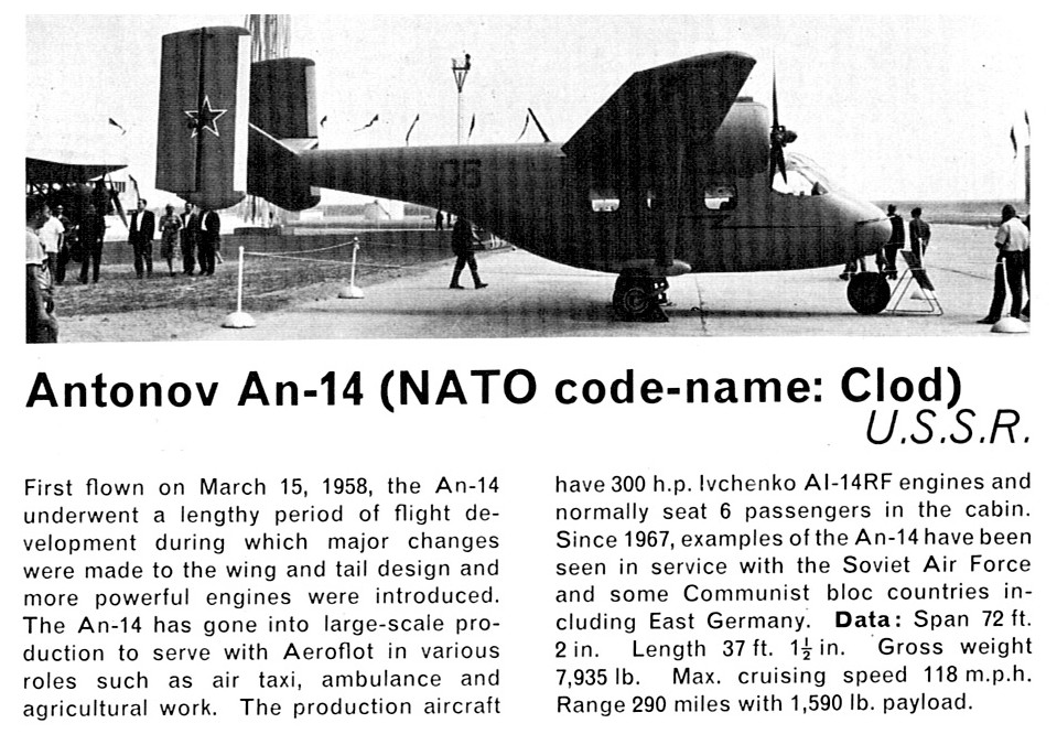 Antonov An-14 Pcheika Article – All Aero