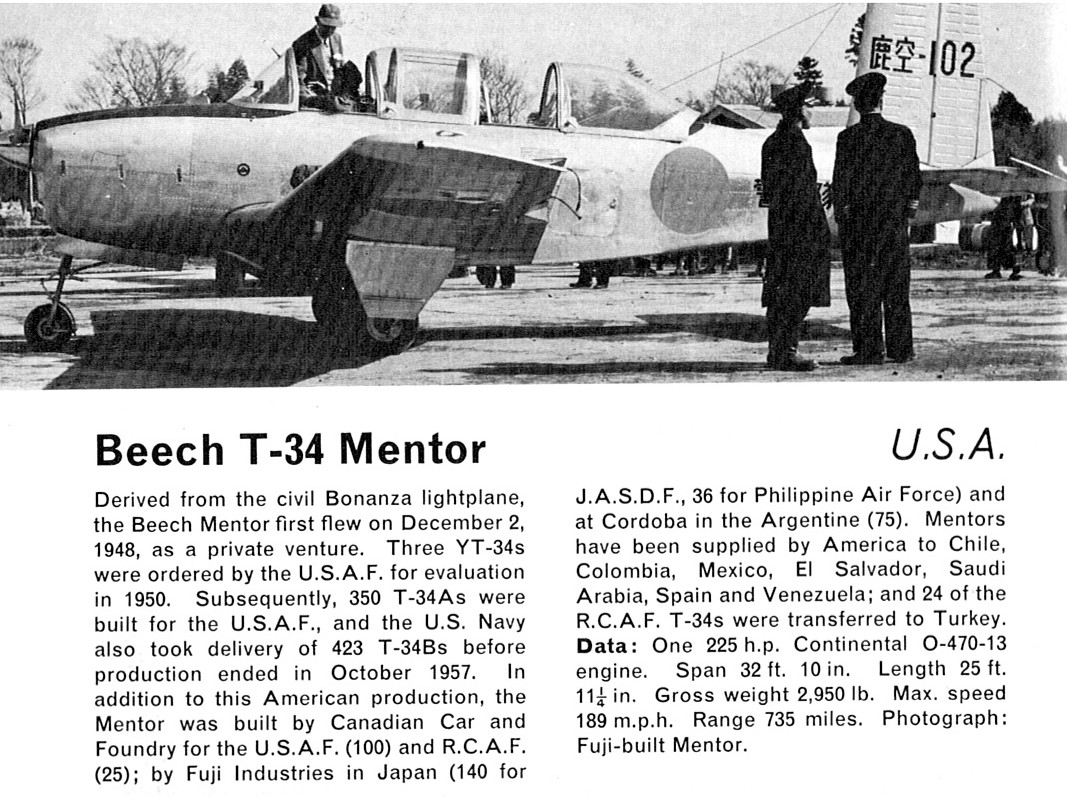 Beechcraft 45 / T-34 Mentor Article – All Aero