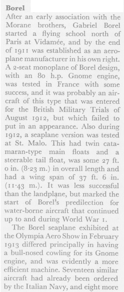 Borel Article – All Aero