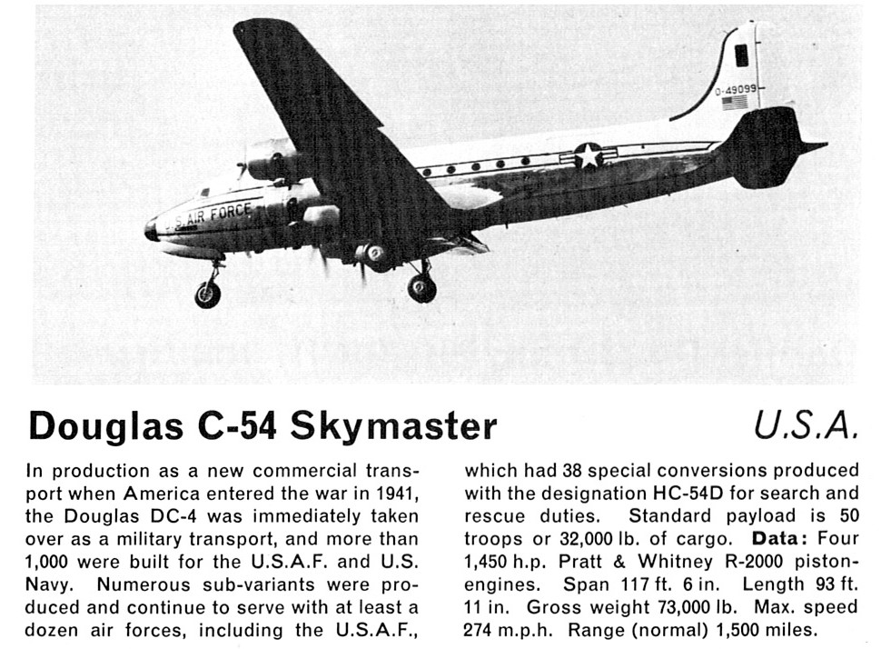 Douglas DC-4 / C-54 Article – All Aero