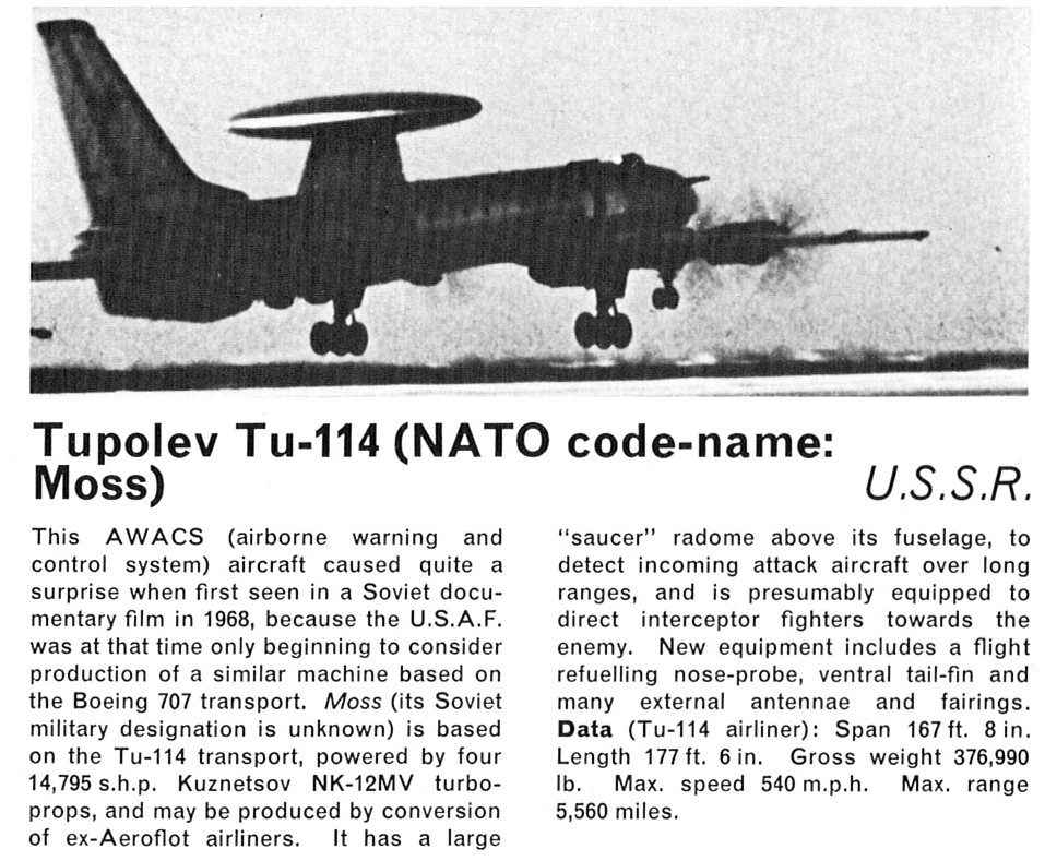Tupolev Tu-114 Rossiya Article – All Aero