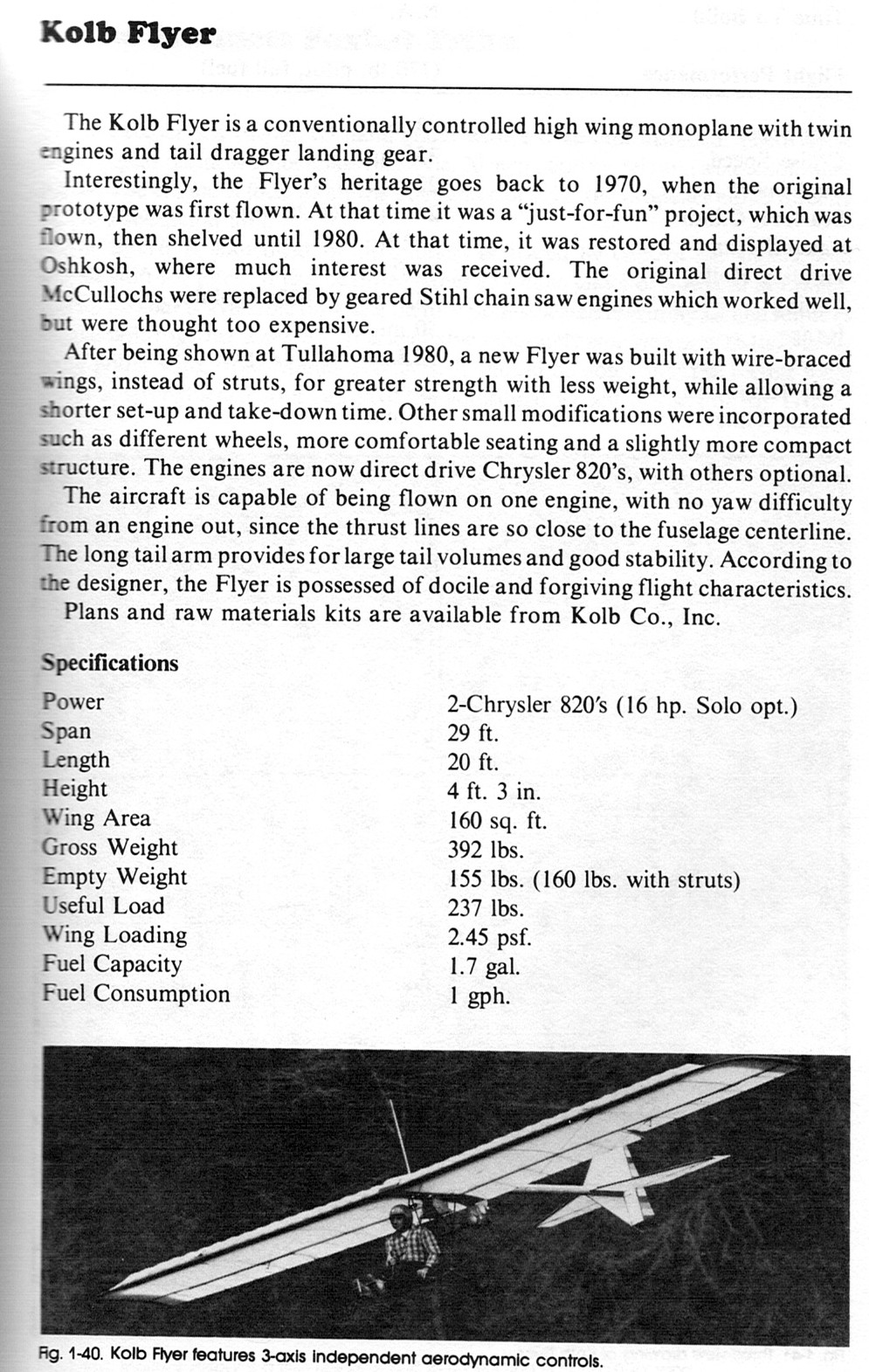 Kolb Flyer Article – All Aero