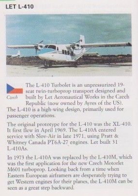 Let L.410 Turbolet Article – All Aero
