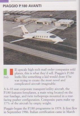 Piaggio P.180 Avanti Article – All Aero