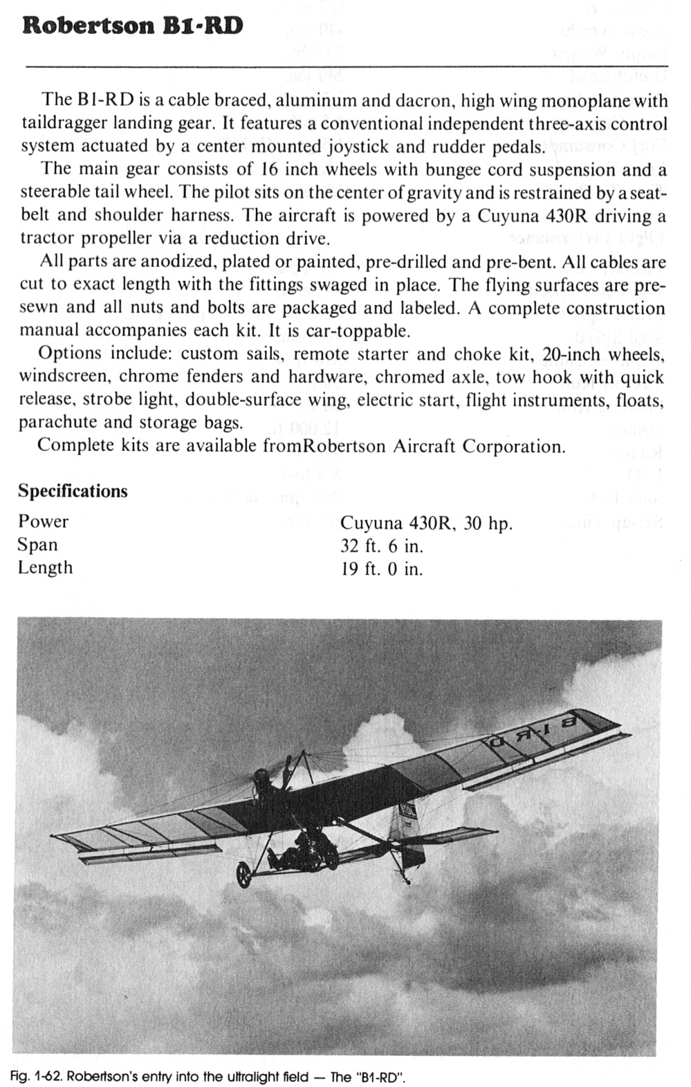 Robertson B1-RD Article – All Aero