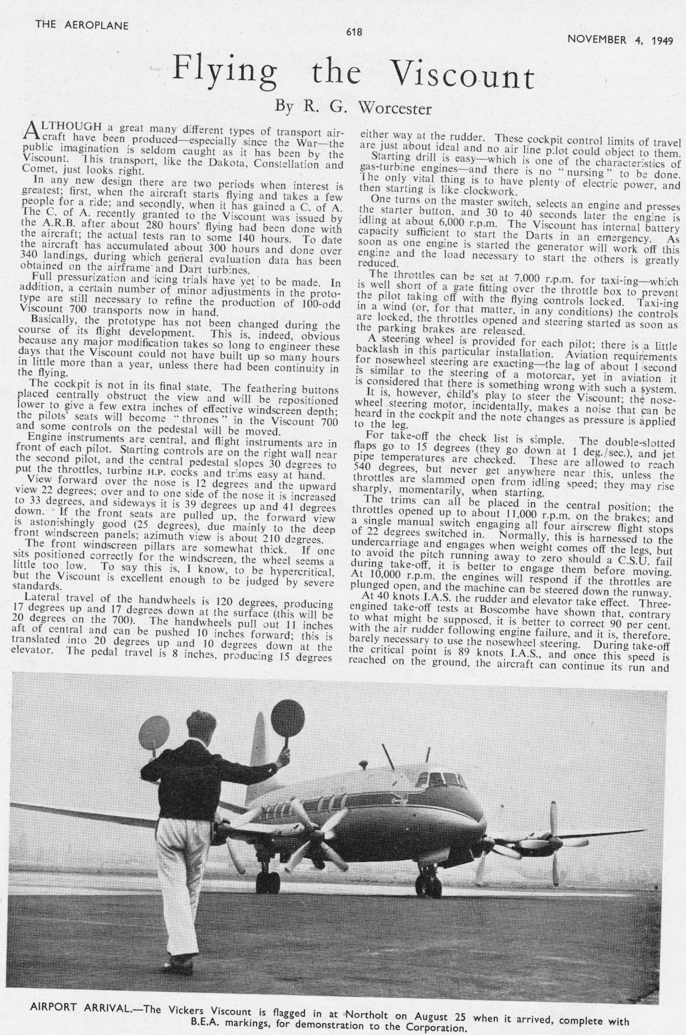 Flying the Vickers Viscount – All Aero