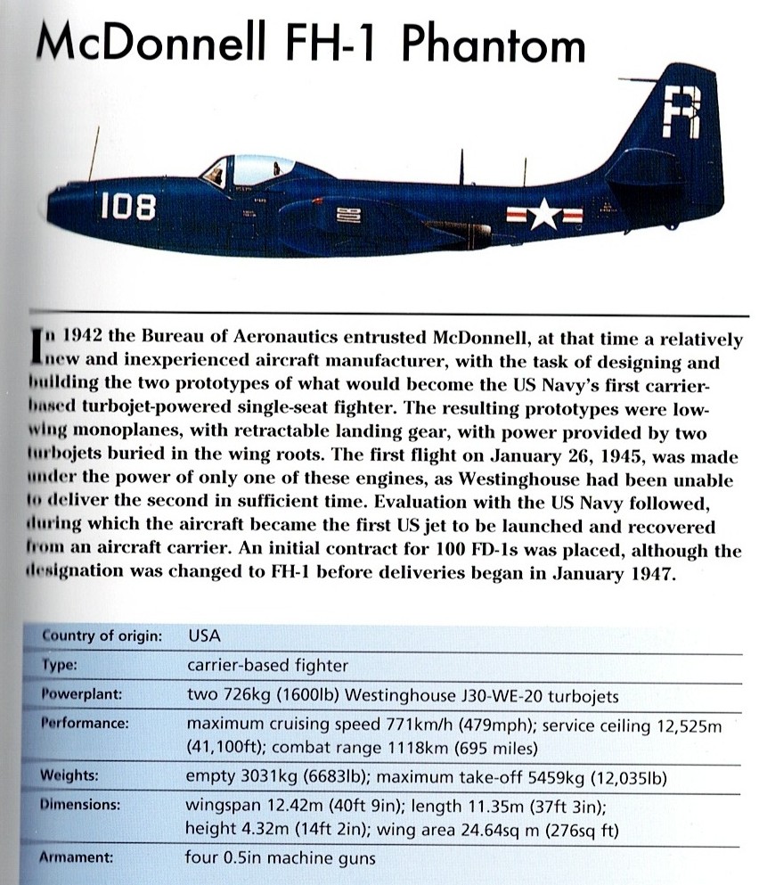 McDonnell FD-1 Phantom / FH-1 Phantom Article – All Aero