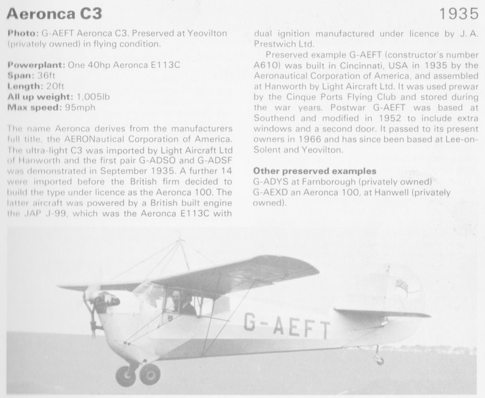 Aeronca C-3 Article – All Aero